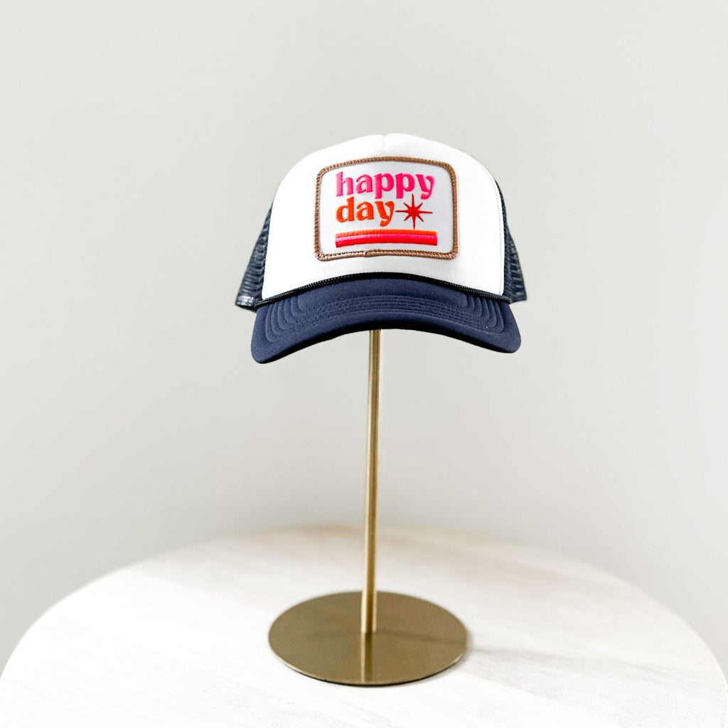 Happy Day Trucker Hat – ShopCapitalZ